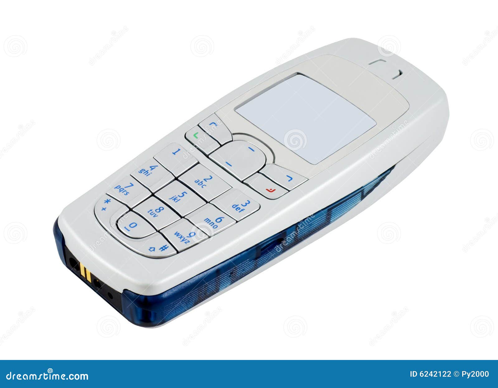 White Cell Phone, Isolated stock photo. Image of isolated - 6242122