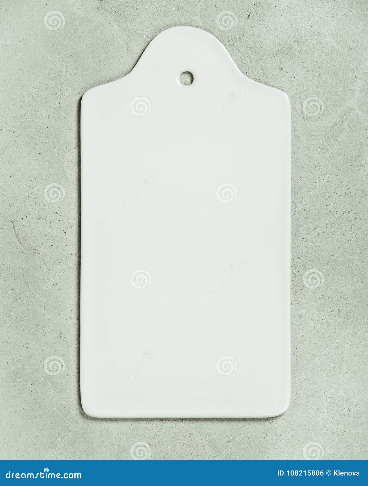 White Ceramic Cutting Board Stock Photo - Image of white, recipe: 108215806