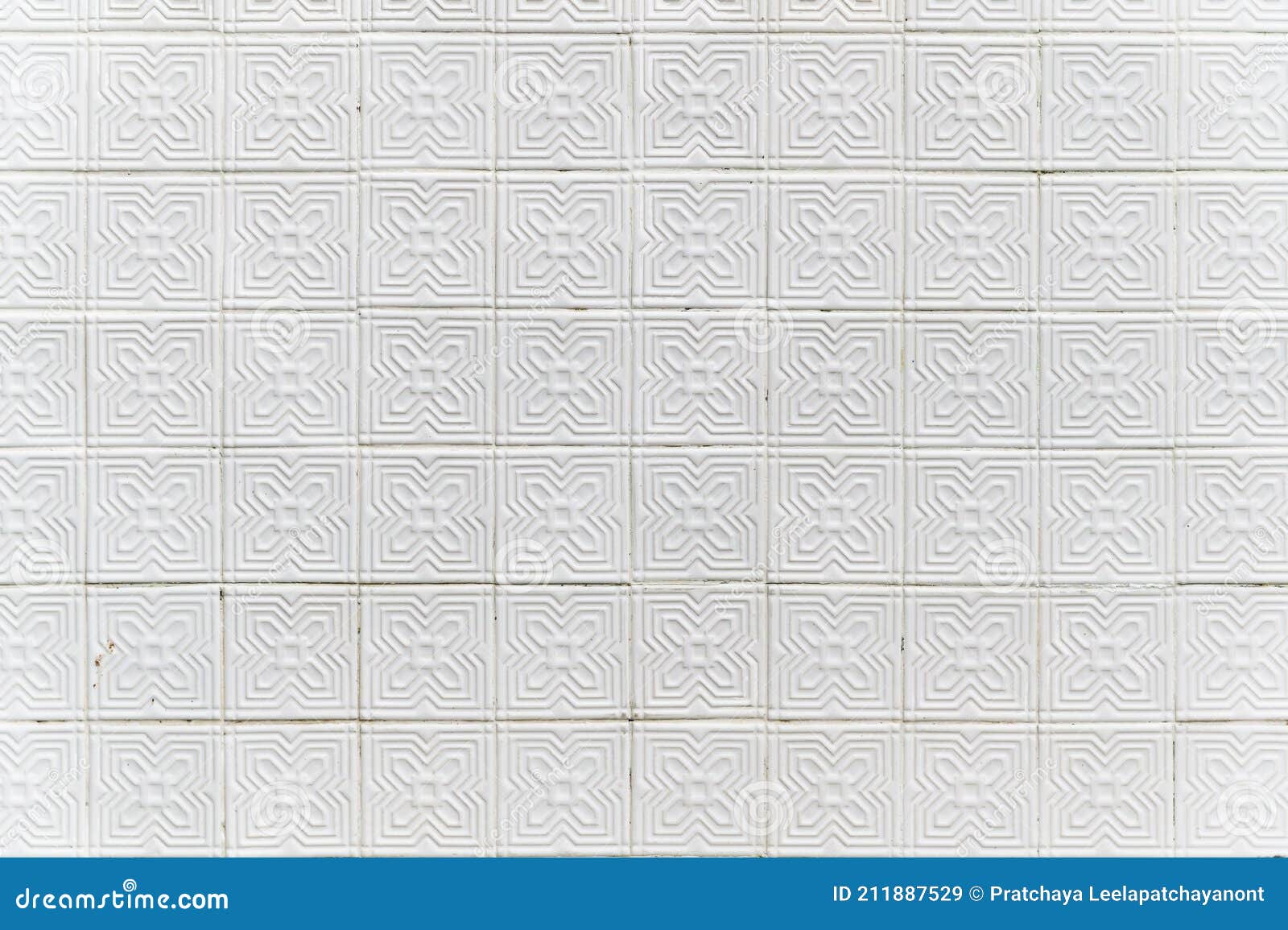 White Ceramic Mosaic Tiles Interior Wall Texture Background Stock Image ...