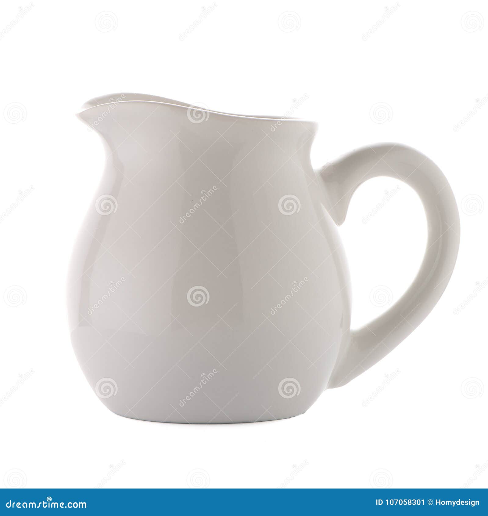 White ceramic pitcher stock image. Image of kitchenware - 107058301
