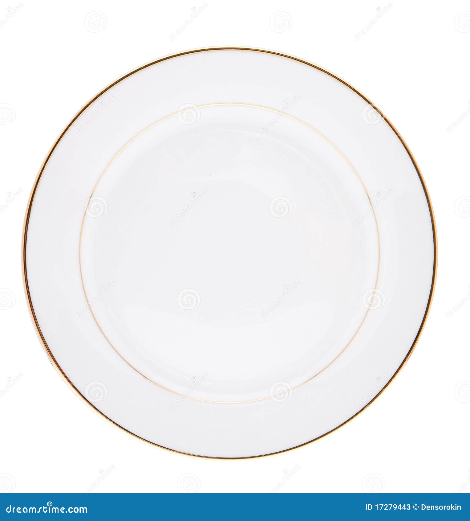 White Ceramic Plate Isolated on White Stock Image - Image of ...