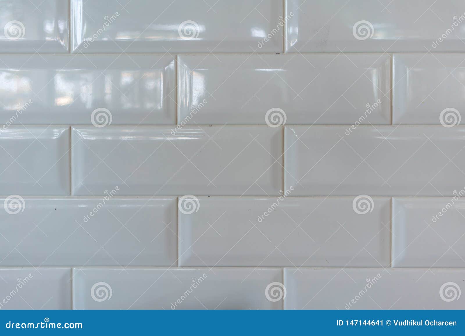 White Ceramic Tile Pattern for Texture or Background Stock Image ...