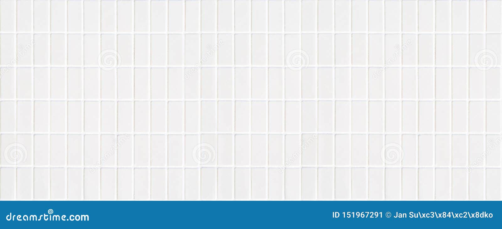 White Ceramic Tile with Very Little Rectangles in Square Form Stock ...