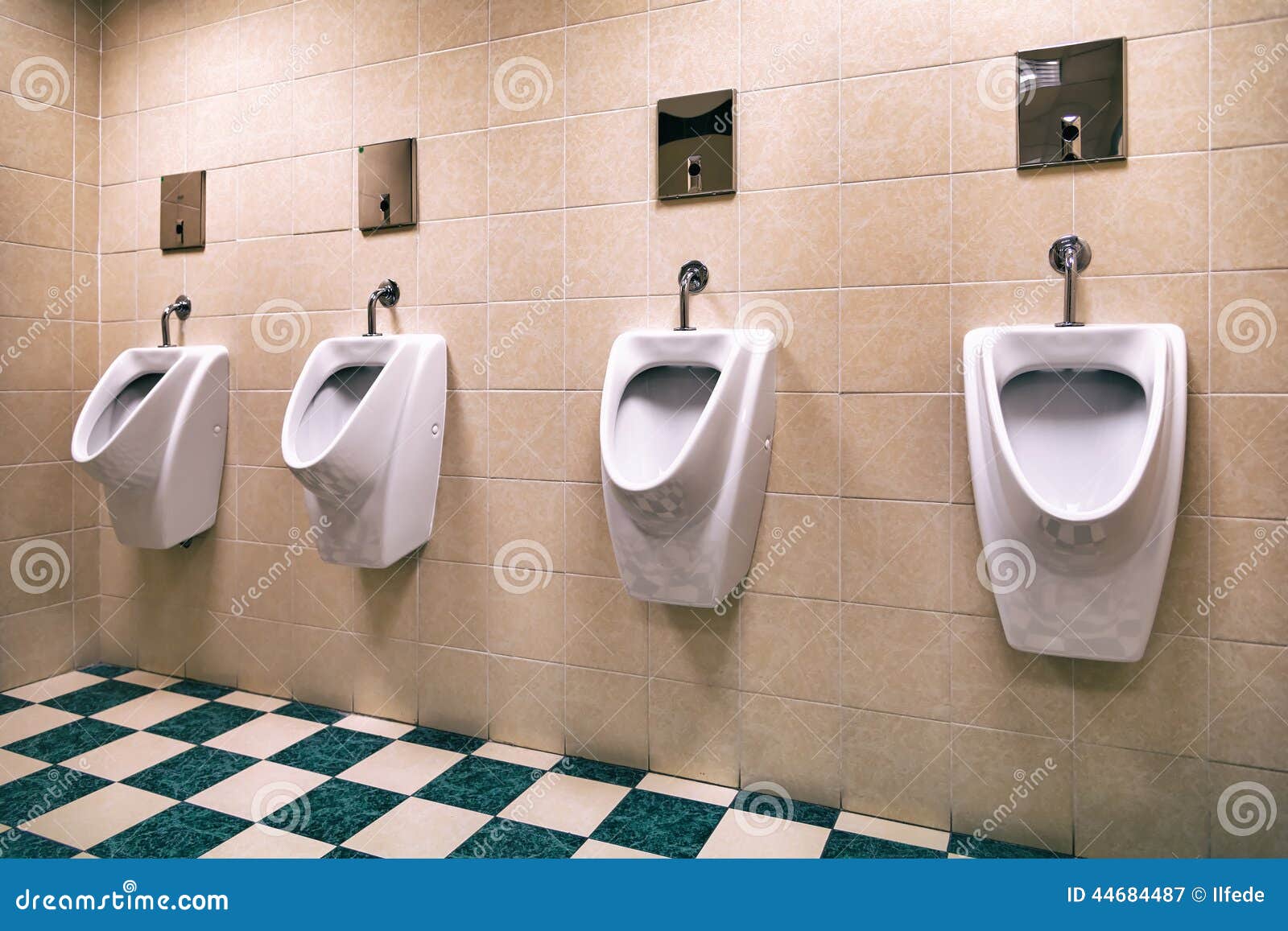 White ceramic urinals tile stock image. Image of mens - 44684487