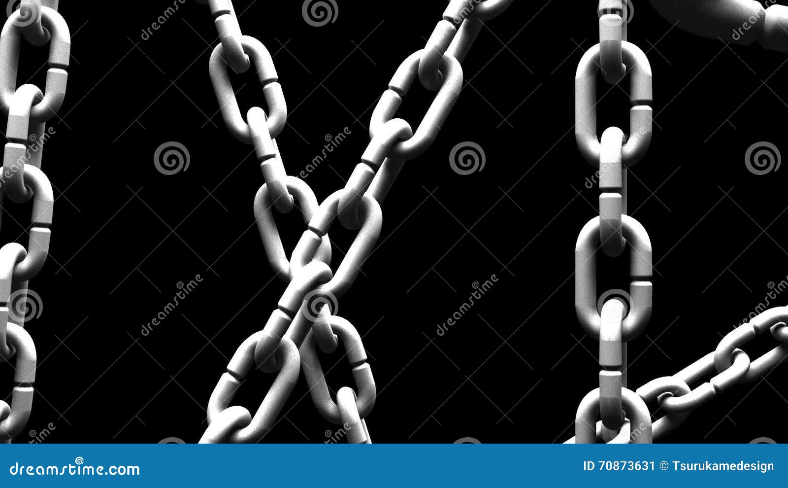 White Chains Abstract stock video. Video of hard, cool - 70873631