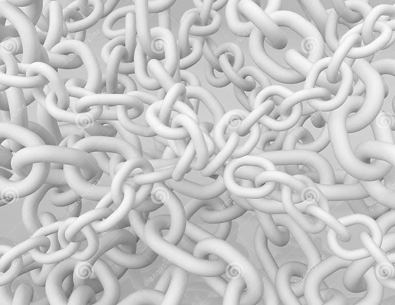 White Chains Many stock illustration. Illustration of restraint - 99584341