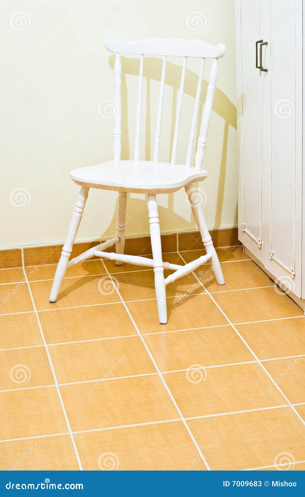 White chair stock image. Image of wood, white, wooden - 7009683