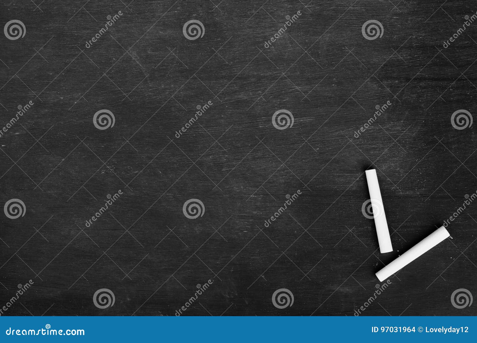 White Chalk On Blackboard Background Stock Illustration Illustration