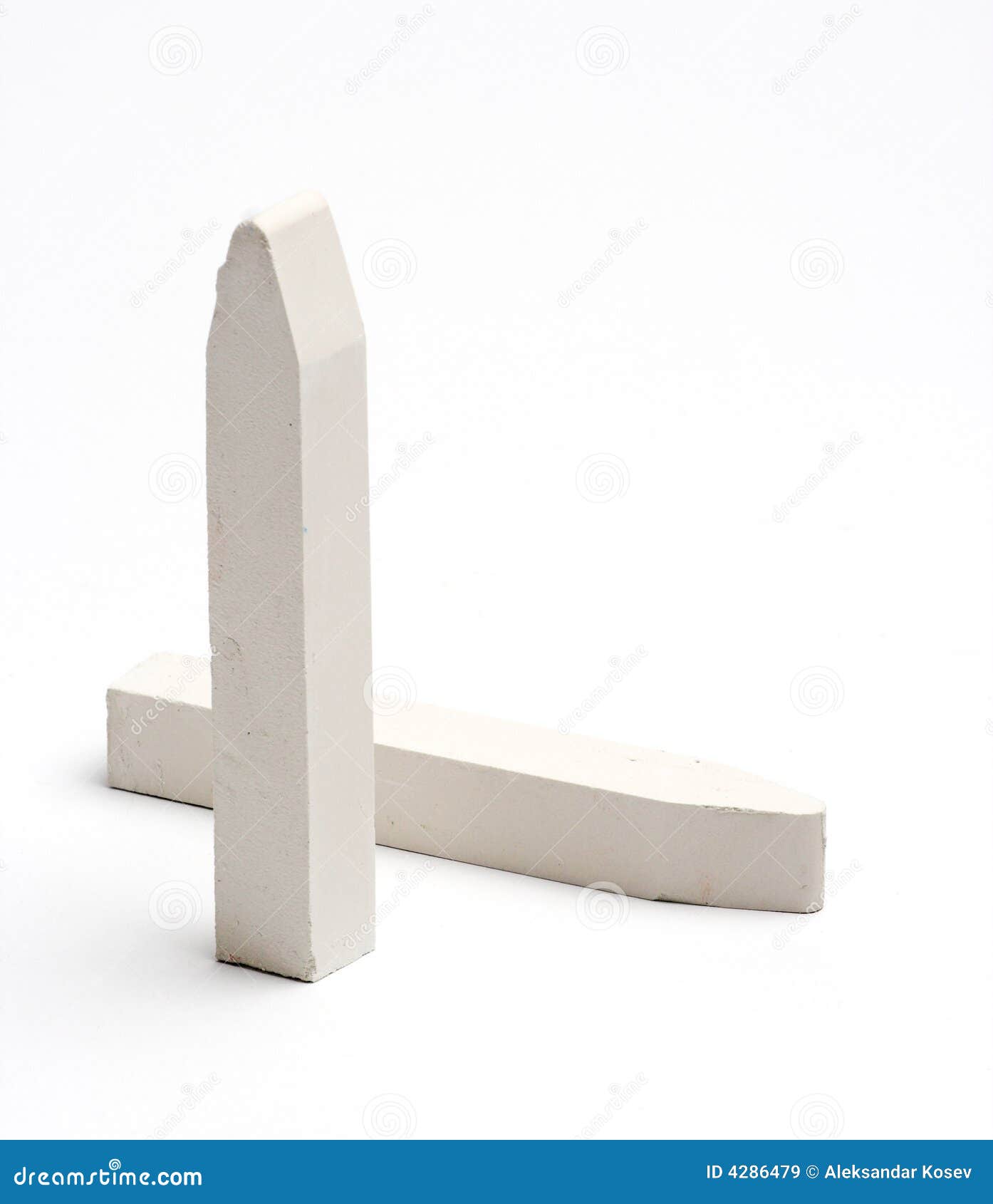White chalk isolated stock image. Image of blackboard - 4286479
