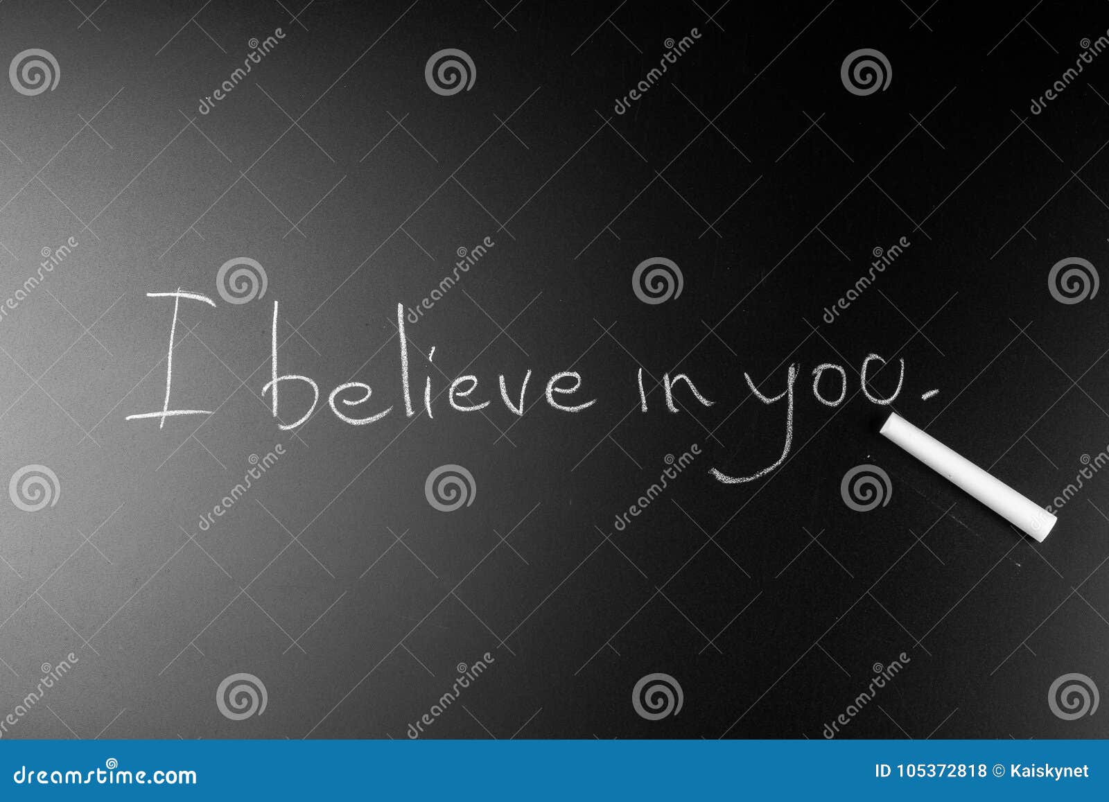 White Chalk Write Text on a Blackboard Stock Photo - Image of endless ...