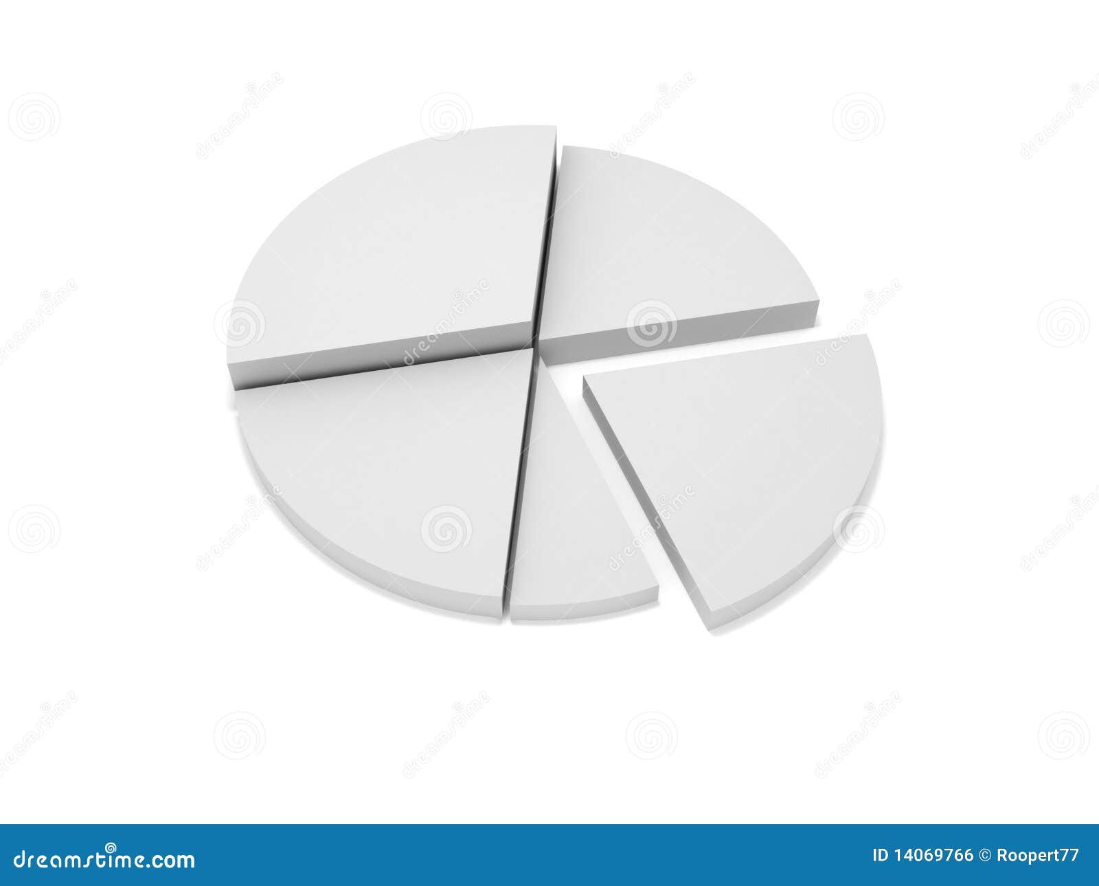 White chart pie stock illustration. Illustration of clear - 14069766