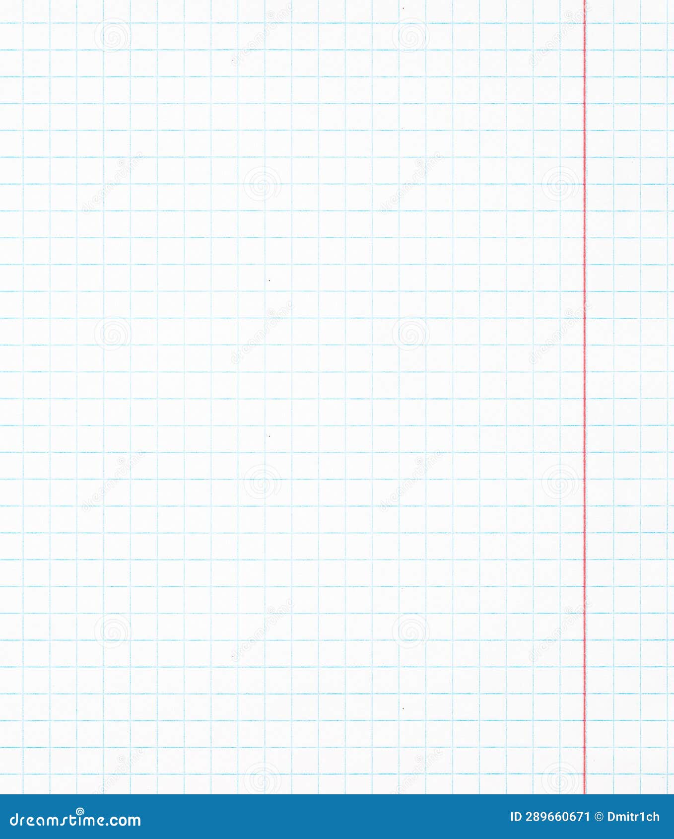 White Paper Cage, School Notebook with Square Grid Stock Image - Image ...