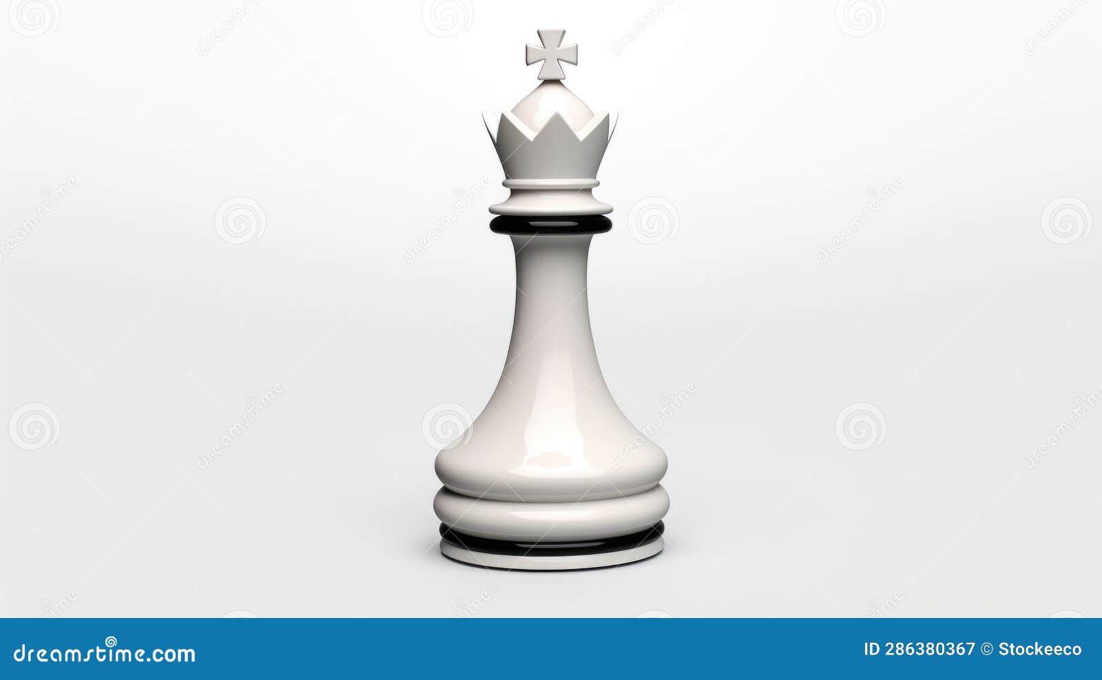 3d Chess King Model: Smooth, Polished, and Detailed Stock Image - Image ...