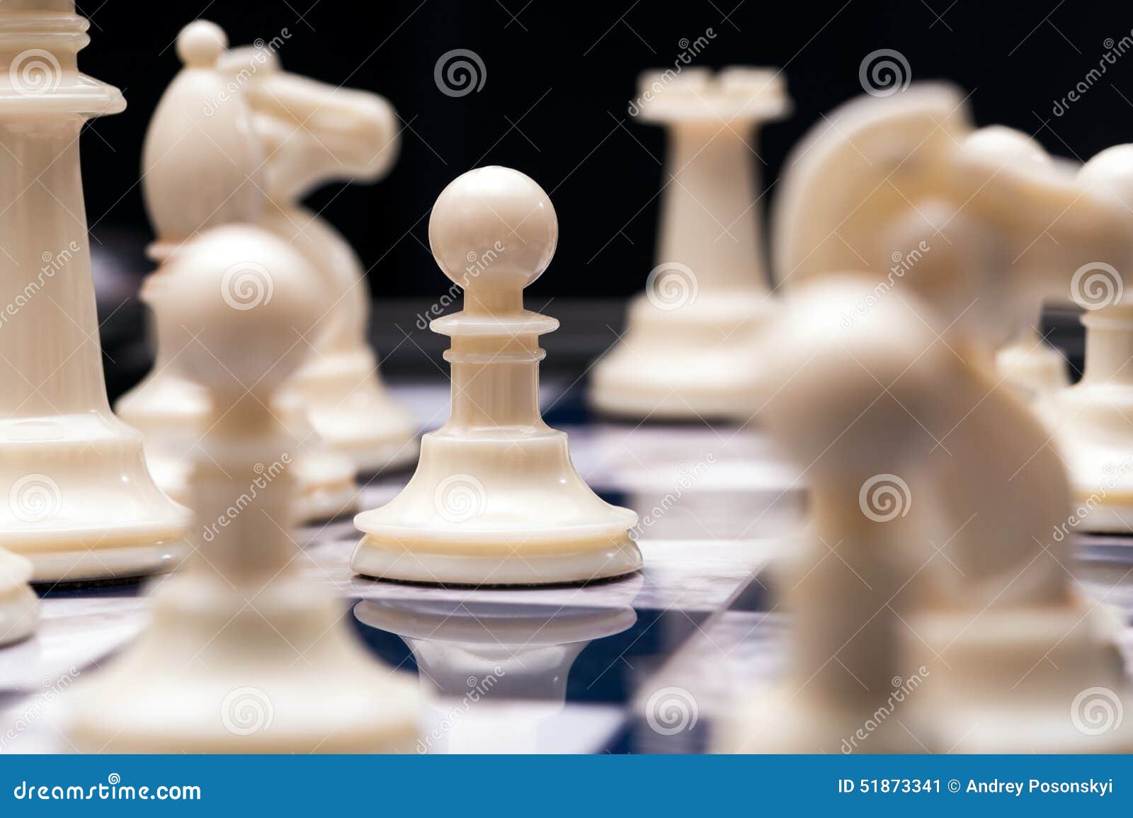 White chess pieces stock image. Image of minority, future - 51873341