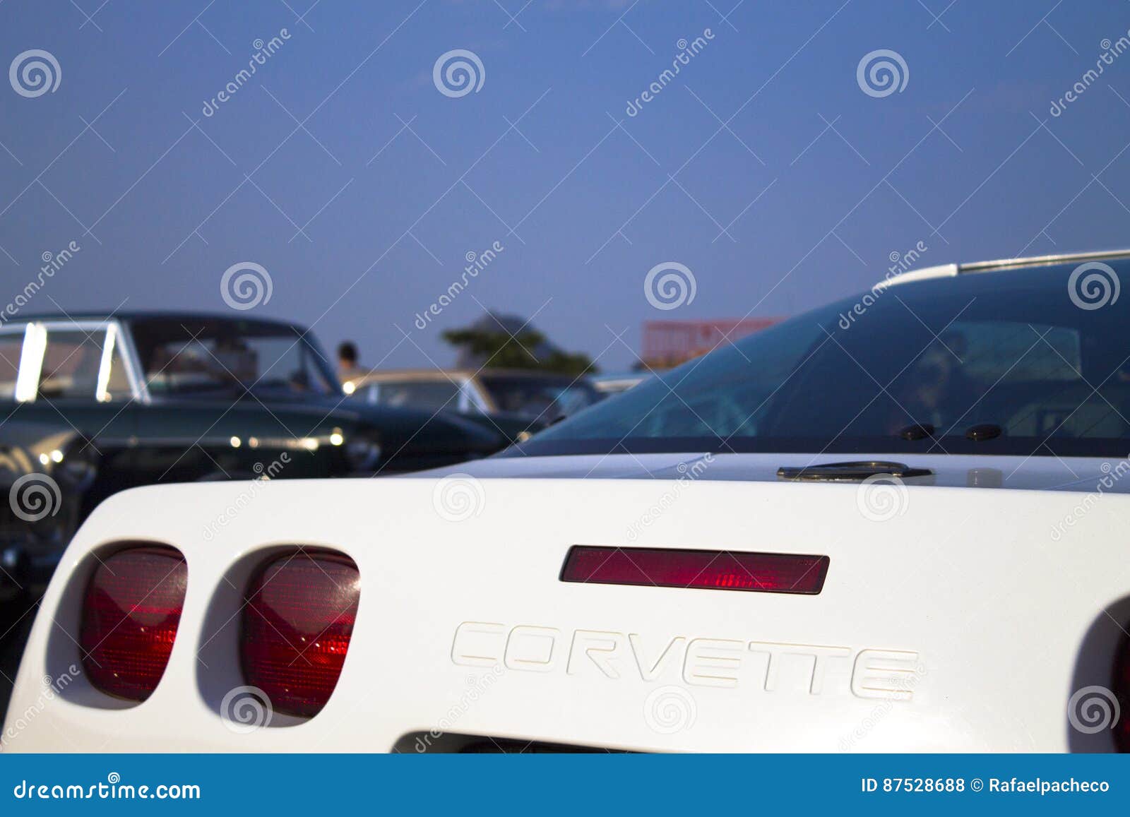 White Chevrolet Corvette ZR- 1 Editorial Stock Photo - Image of autos ...