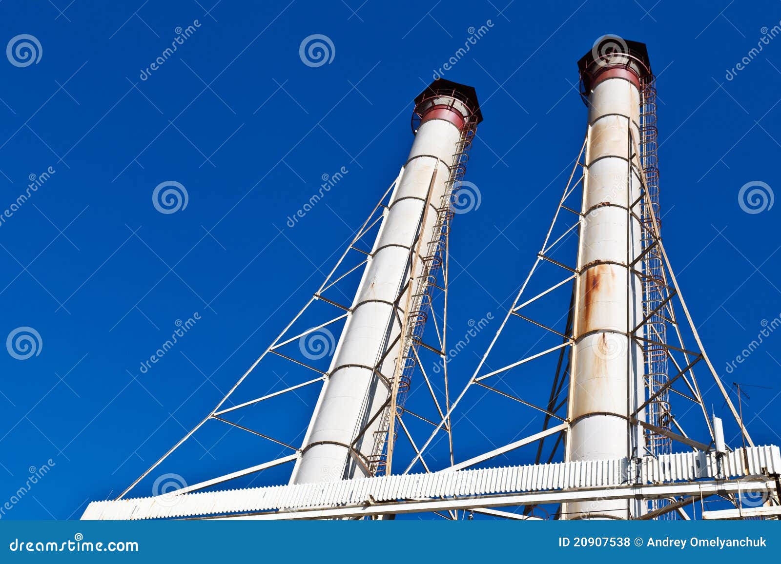 White Chimneys stock photo. Image of blue, white, architecture - 20907538