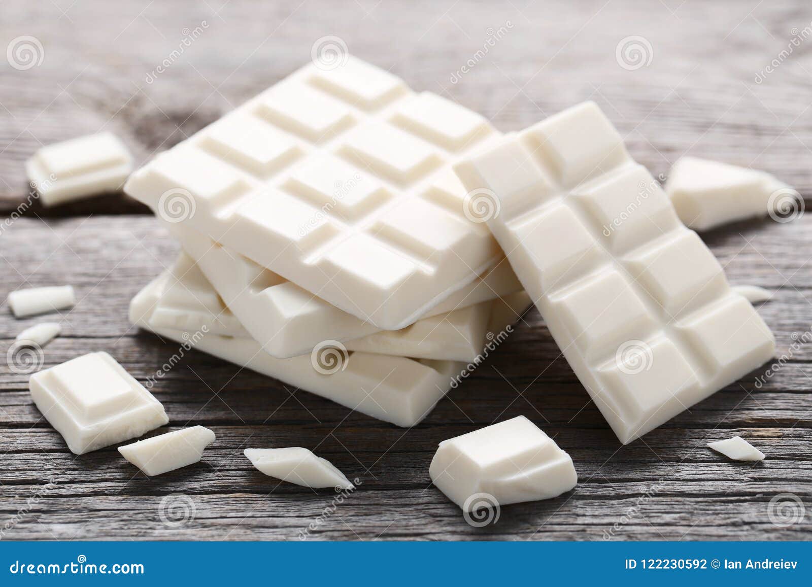 White chocolate bars stock photo. Image of ingredient - 122230592