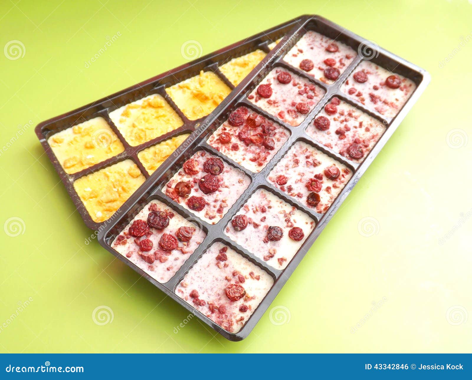 White Chocolate with Fruits Stock Photo - Image of sweetness, fruits ...