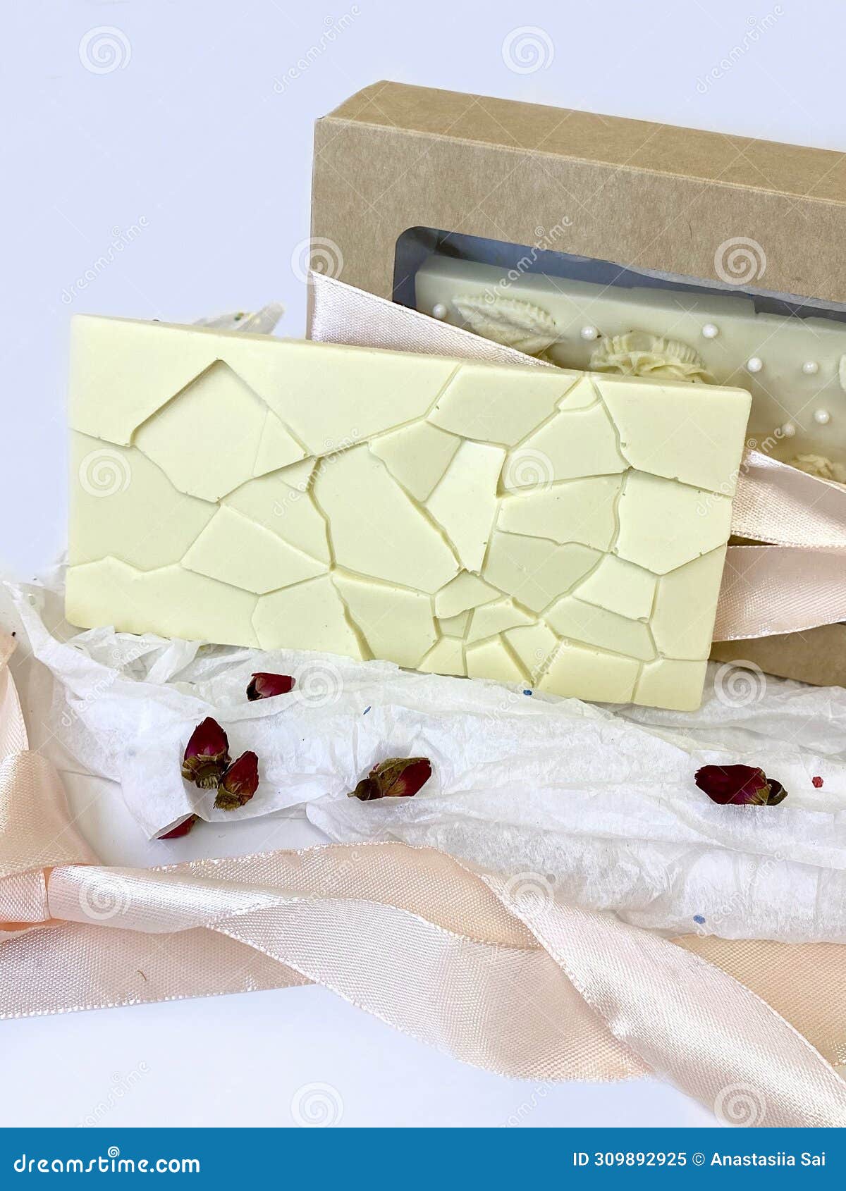 White Chocolate, Handmade at Home Stock Image - Image of child ...