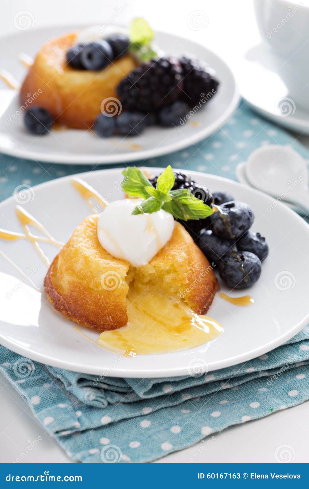 White chocolate lava cake stock image. Image of chocolate - 60167163