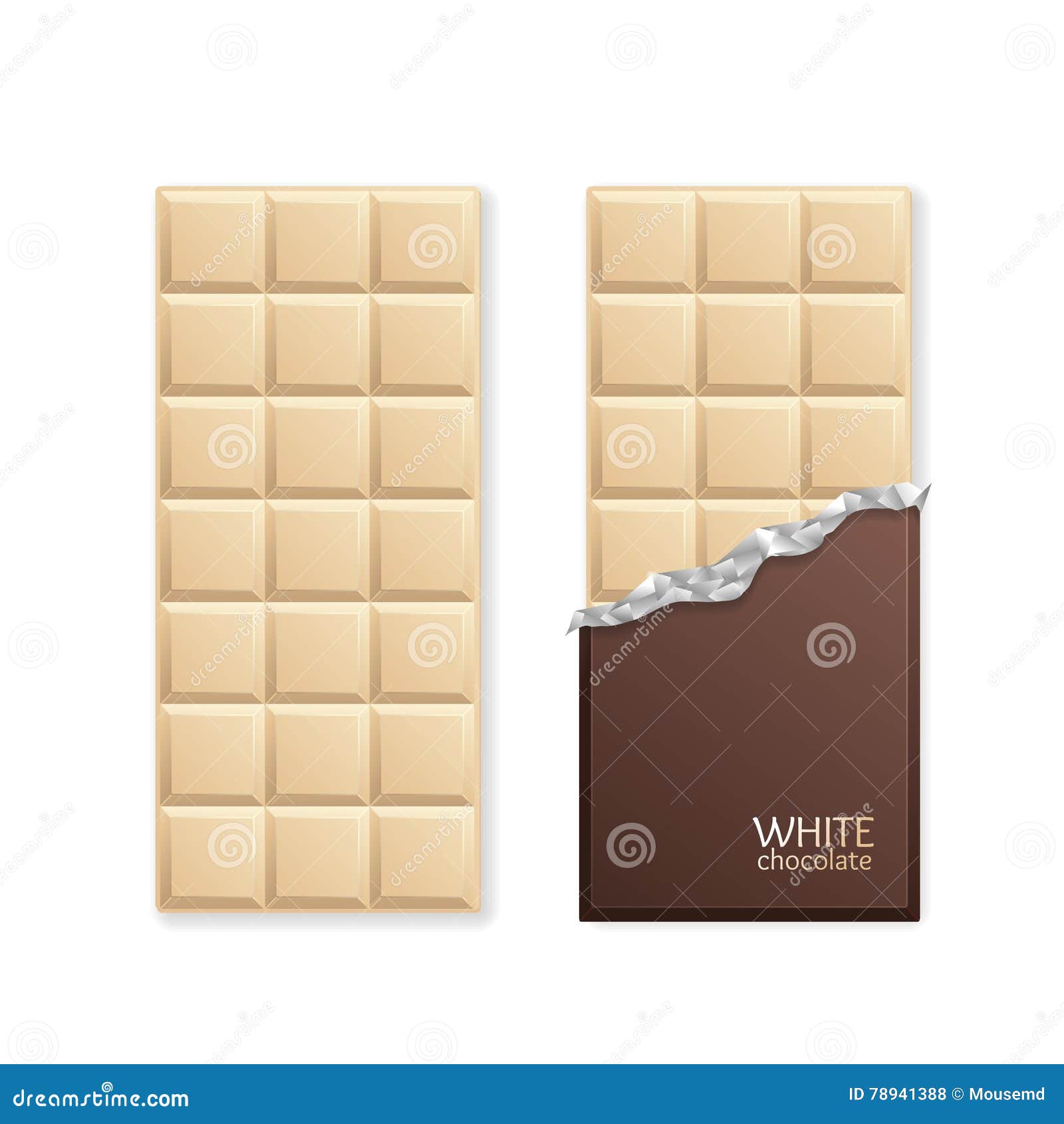 Chocolate Bar Package Design With Cancan Dancer Girl. Easy Editable ...