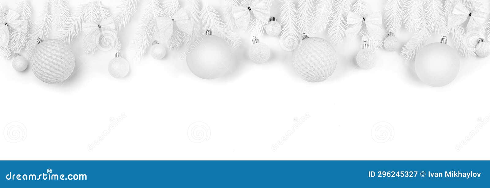 White Christmas Border on White Stock Image - Image of year, merry ...