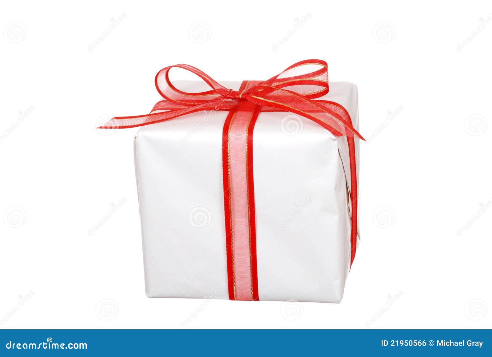 White christmas present stock photo. Image of present - 21950566