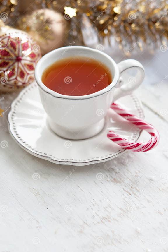 White Christmas tea cup stock image. Image of inspiration - 34443667
