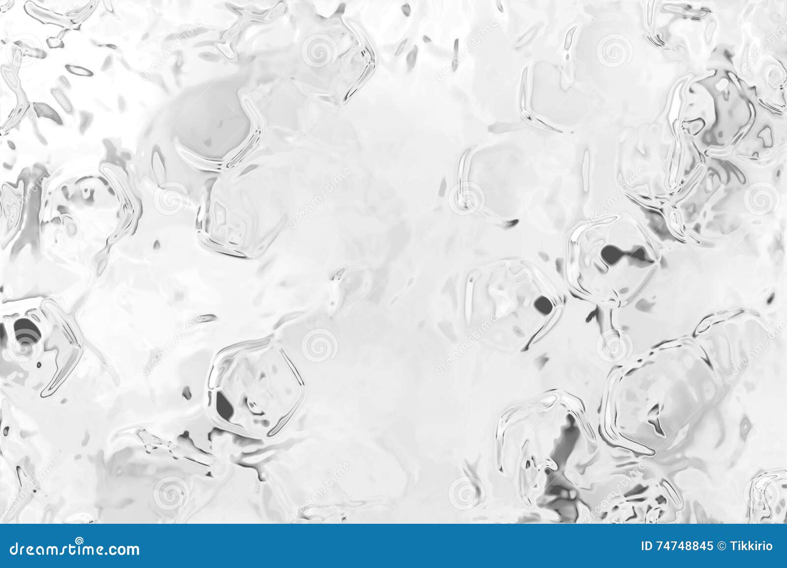 White Chromium Liquid Background, Circle Bubble Particle Backdrop Stock ...