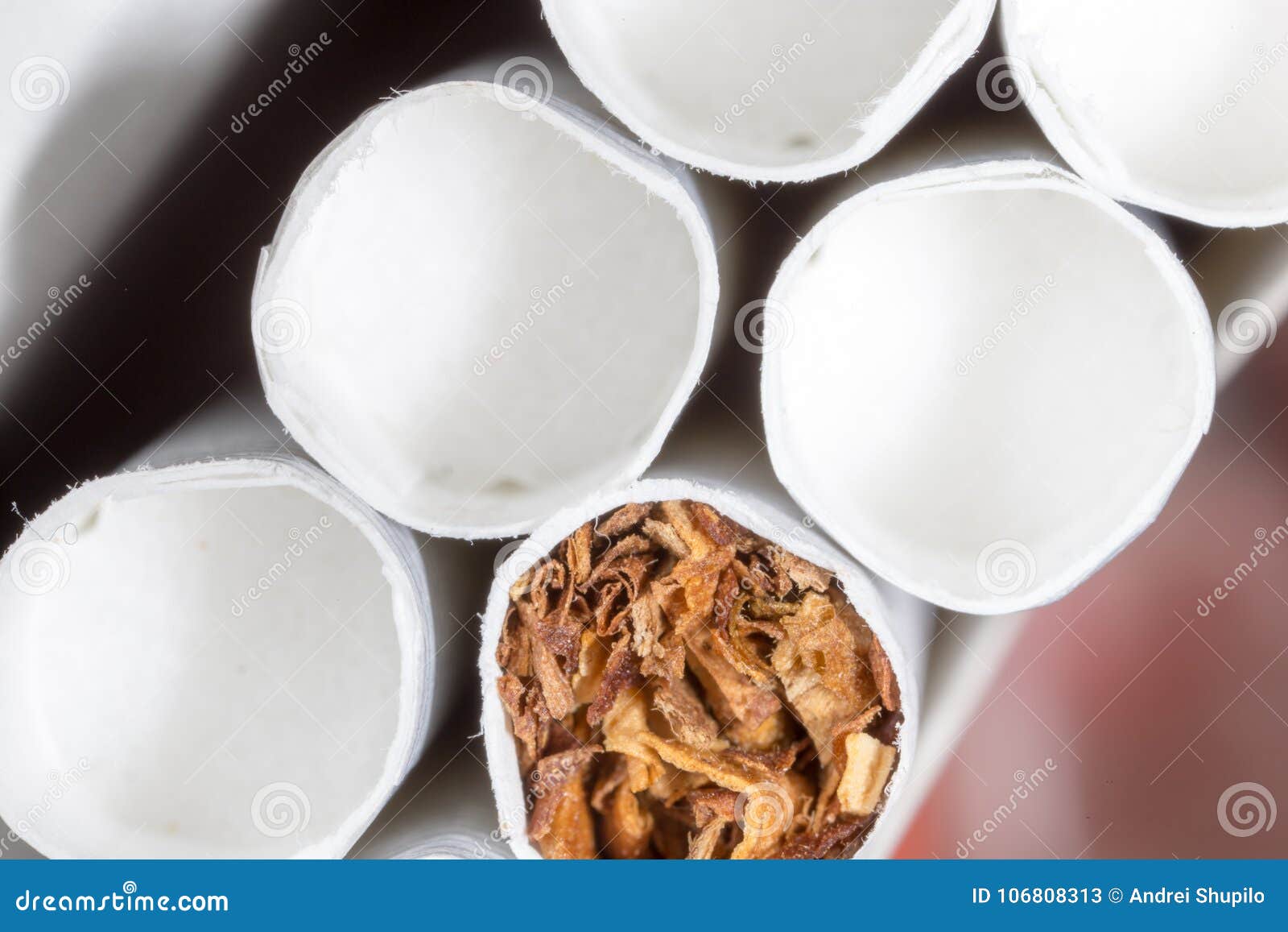 White Cigarettes in a Pack. Stock Image - Image of macro, conceptual ...