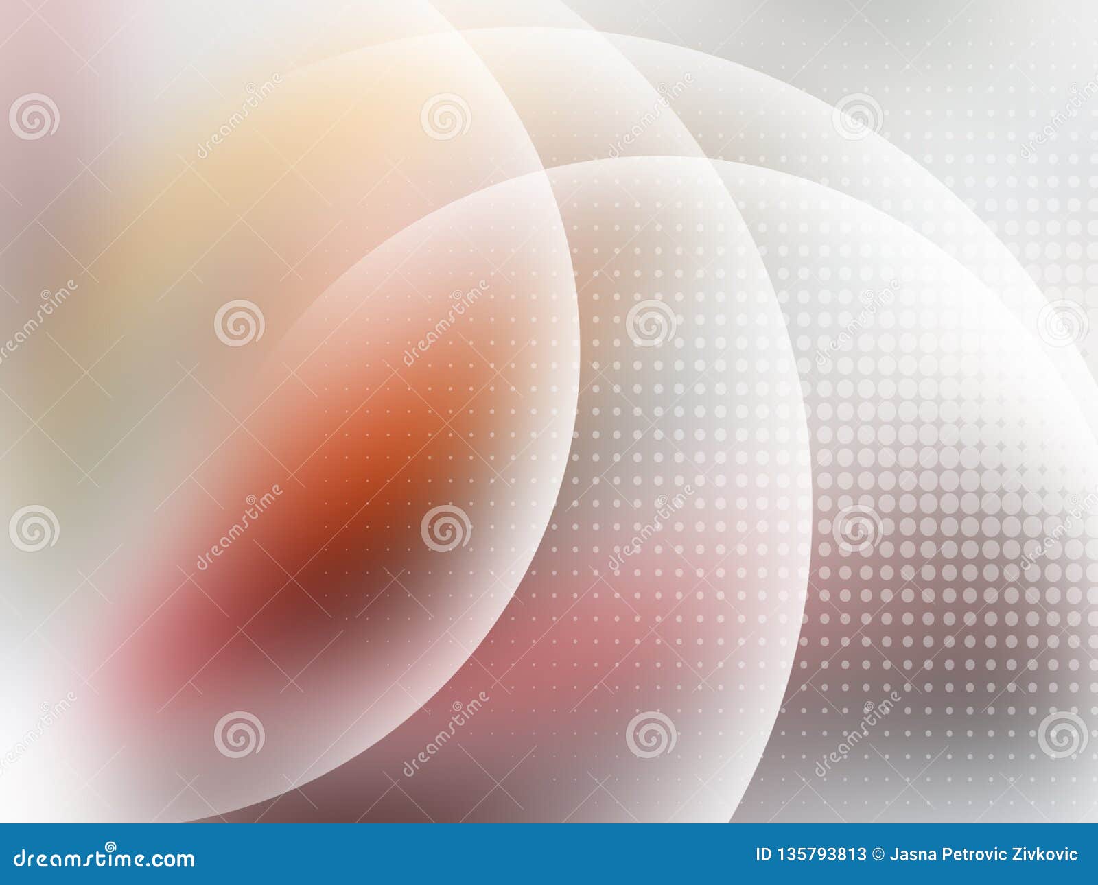 White Circle Abstract Gradient Background. Overlay Lights Sphere ...