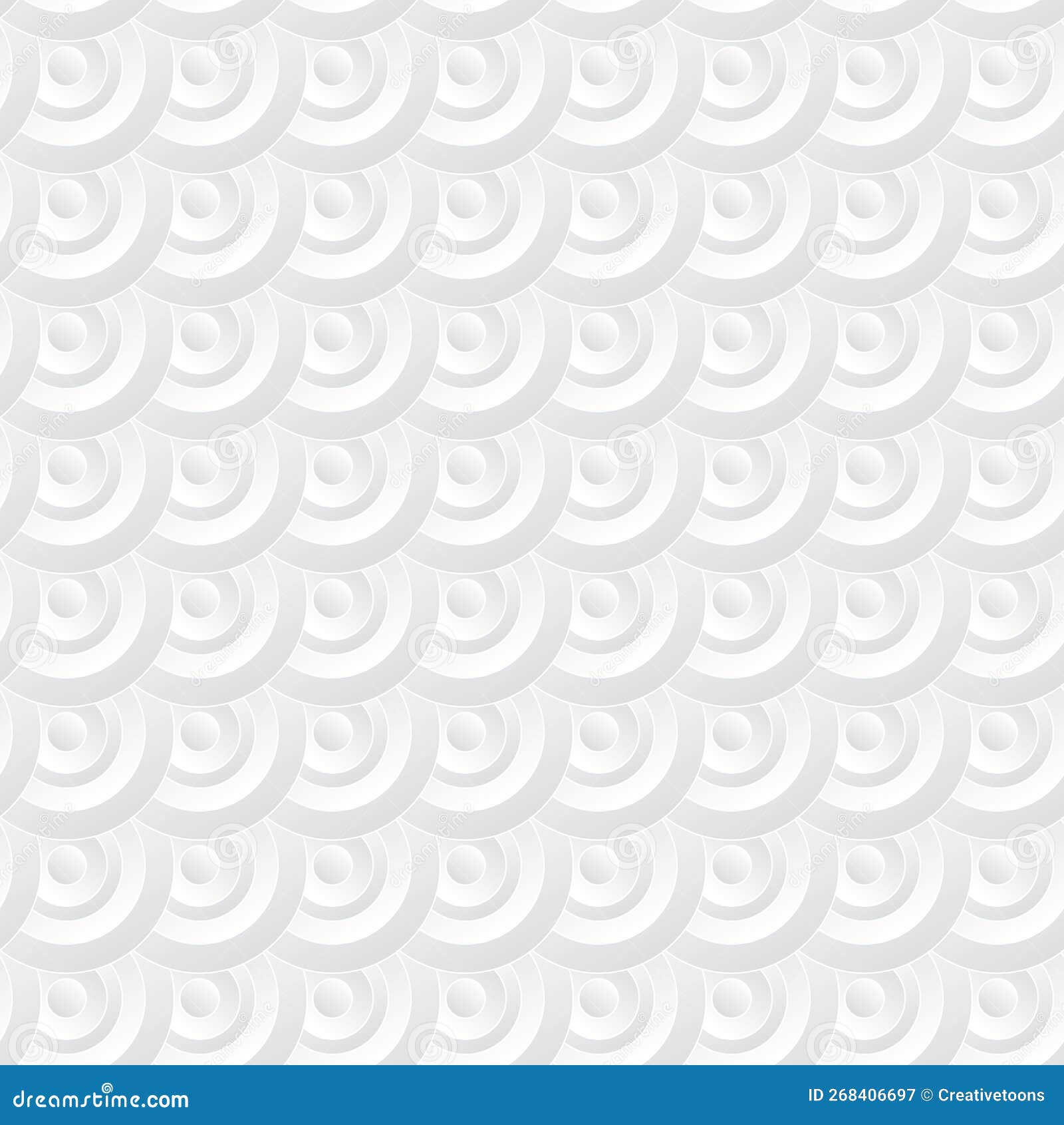 White Circle Background. Paper Art Style Stock Vector - Illustration of ...