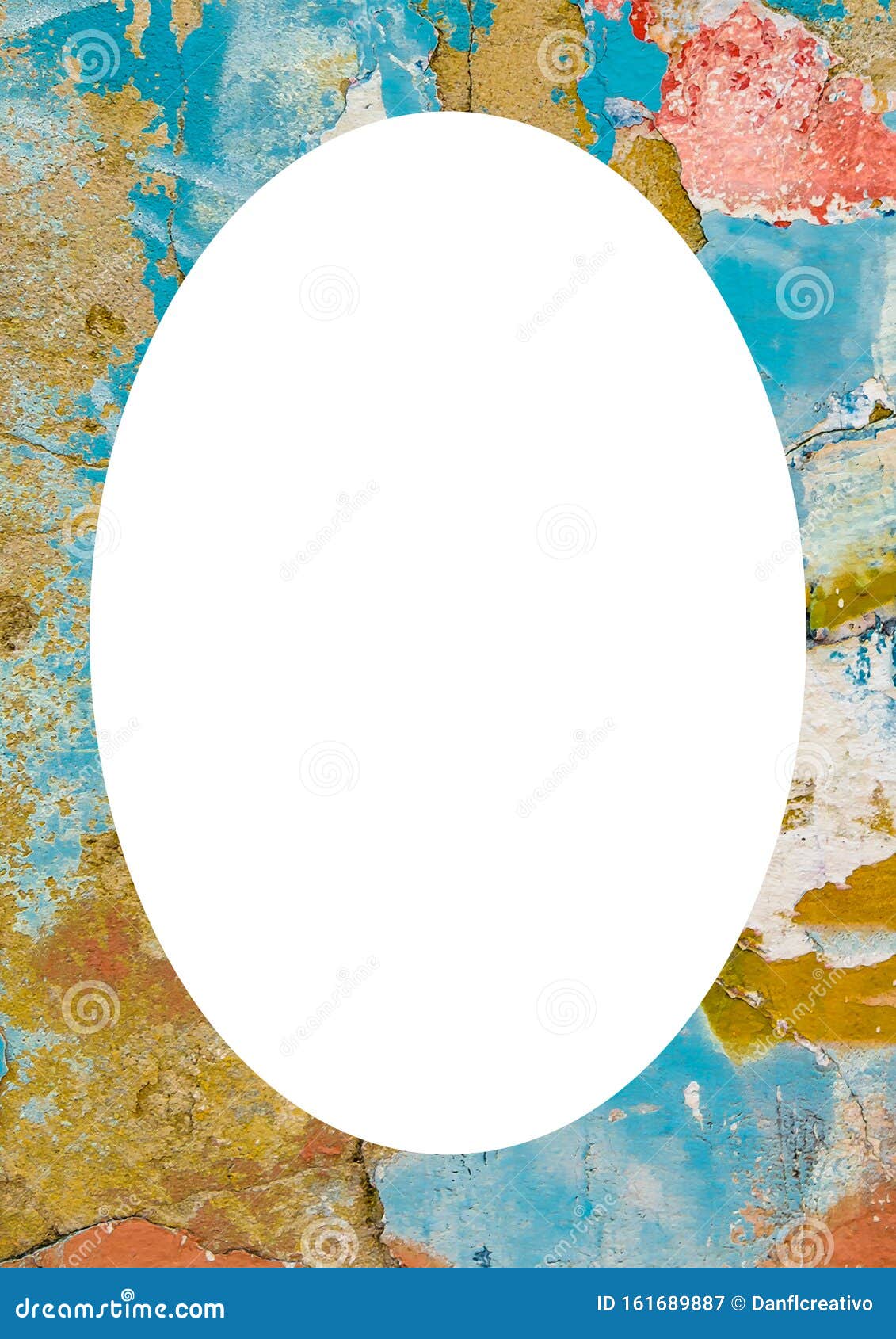 Circle Frame Background with Decorated Borders Stock Image - Image of ...