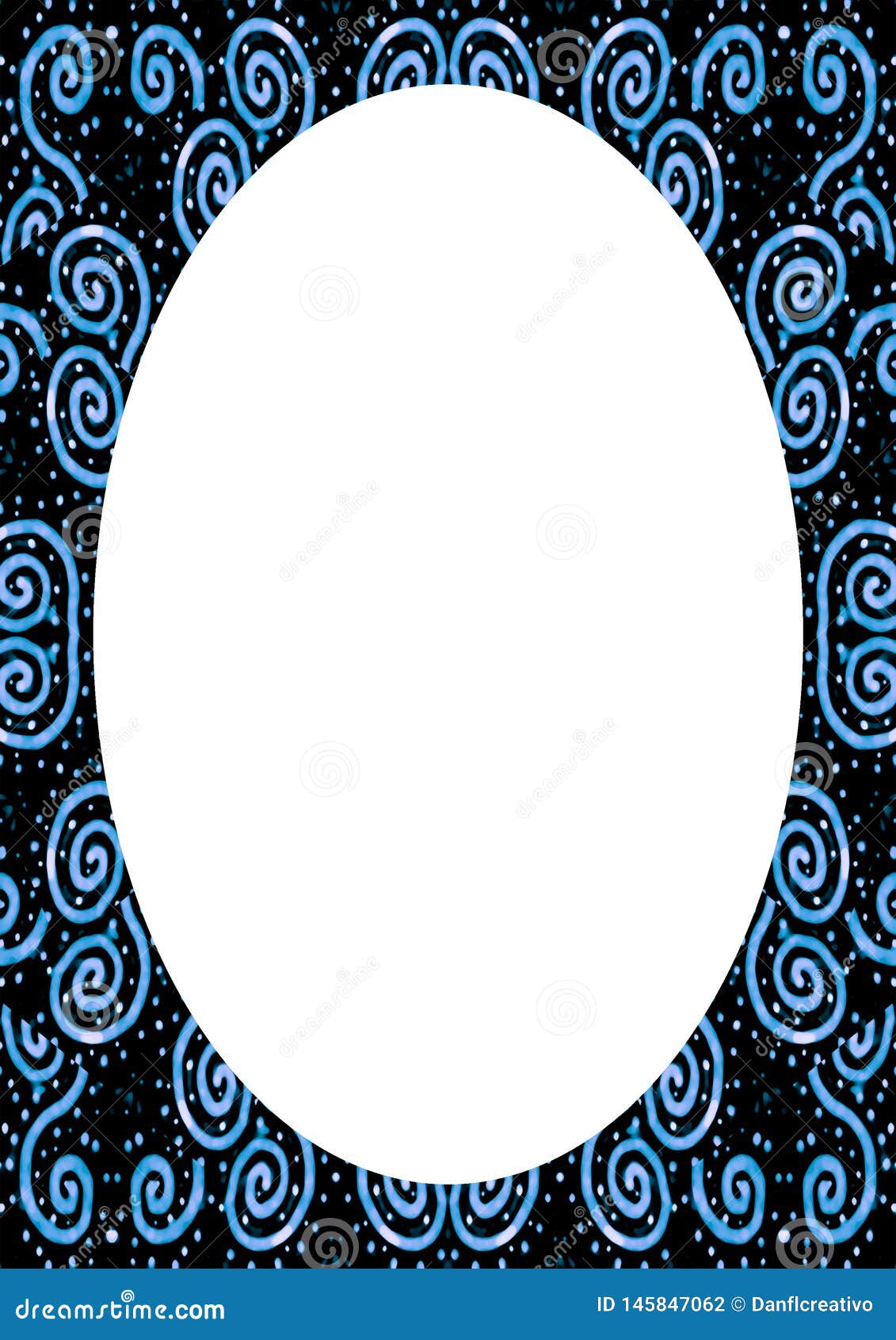 White Background with Decorated Design Rounded Borders Stock ...