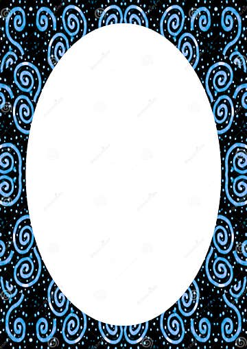 White Background with Decorated Design Rounded Borders Stock ...