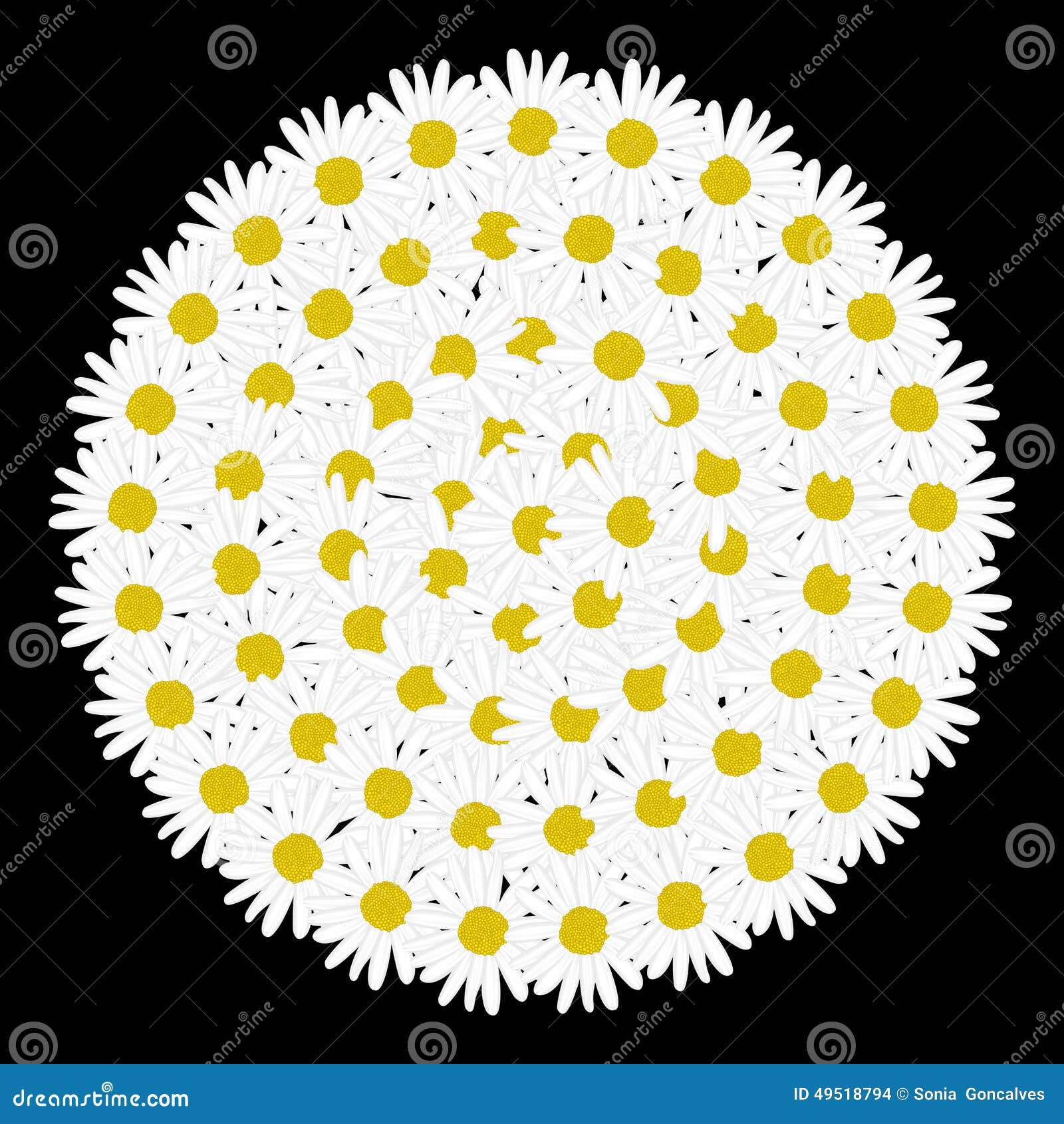 Shaped Daisy Stock Illustrations – 255 Shaped Daisy Stock Illustrations ...