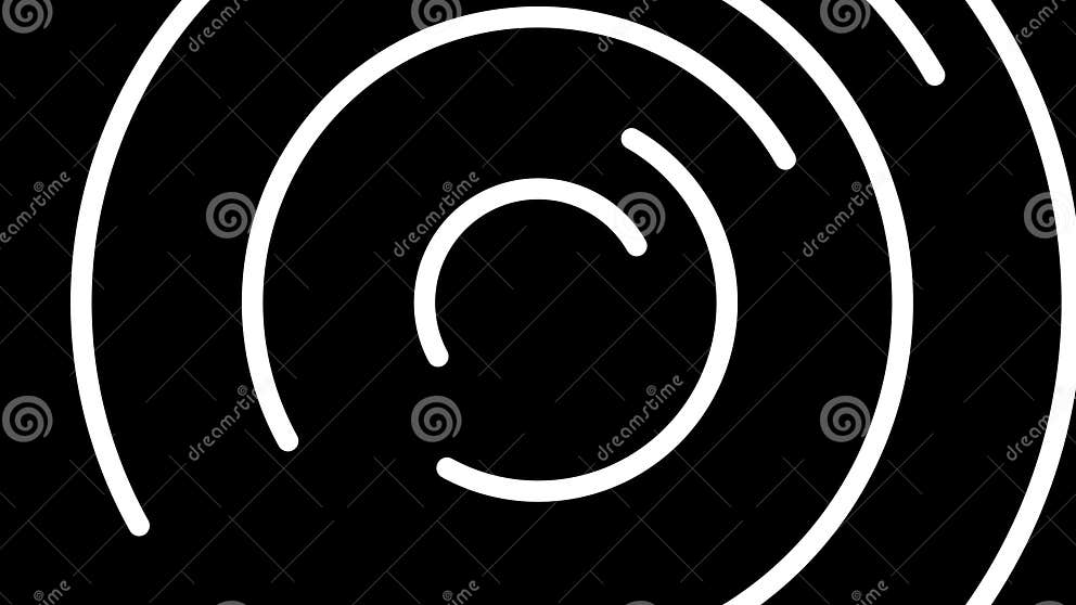 White circle lines stock illustration. Illustration of graphic - 298962813