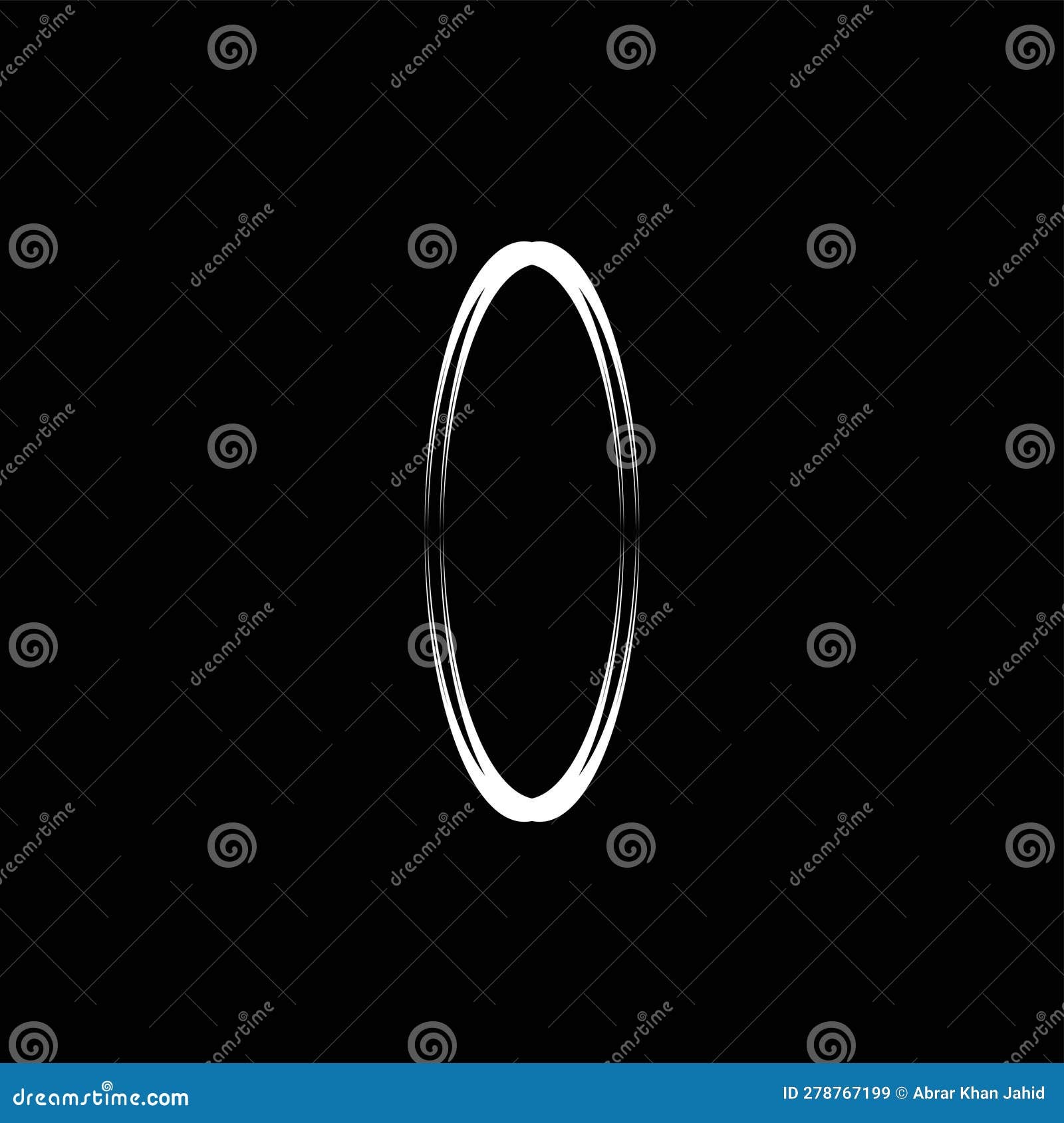White Circle Vector Logo Template Design Stock Vector - Illustration of ...