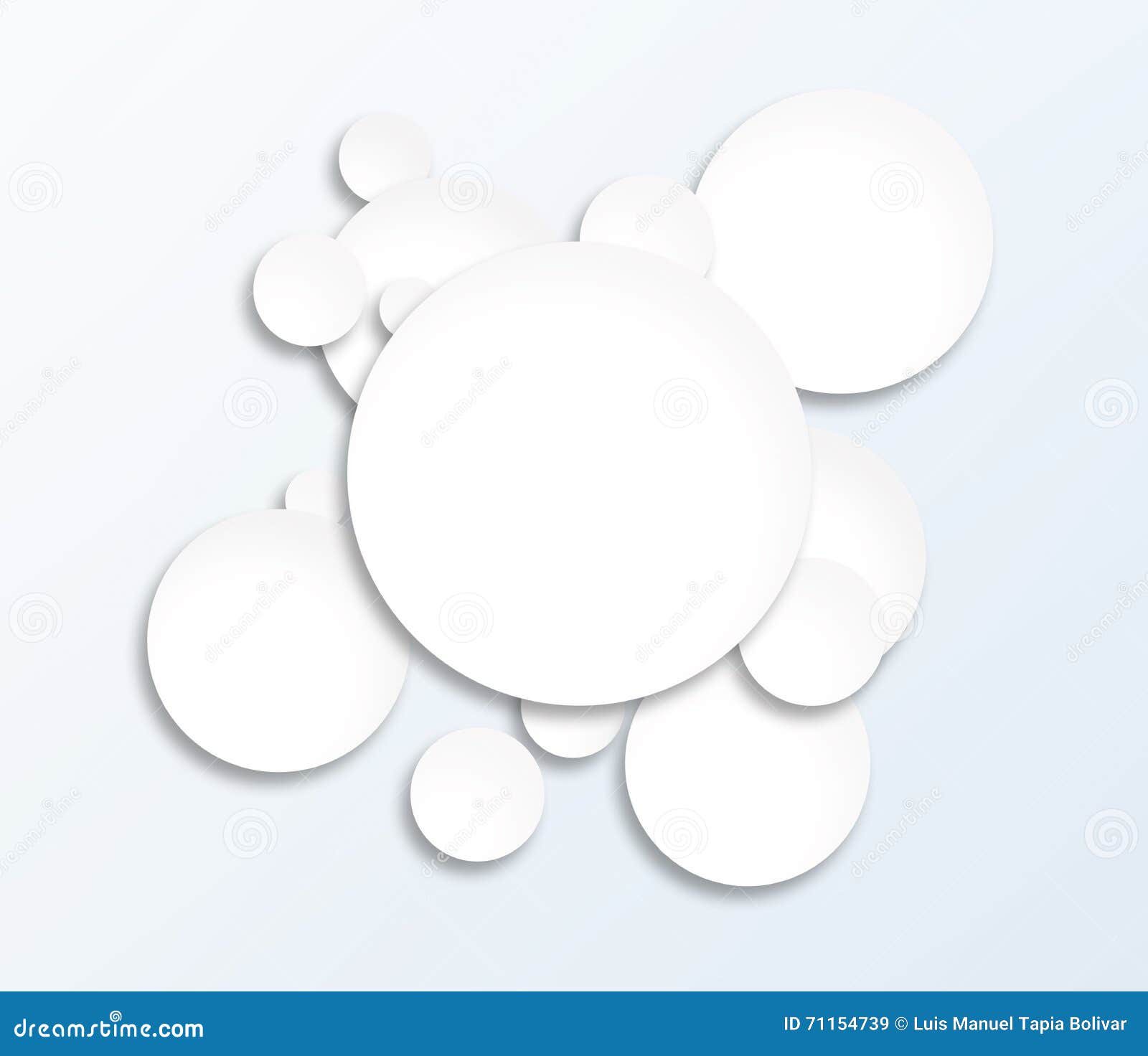 White circles infographic stock illustration. Illustration of geometric ...