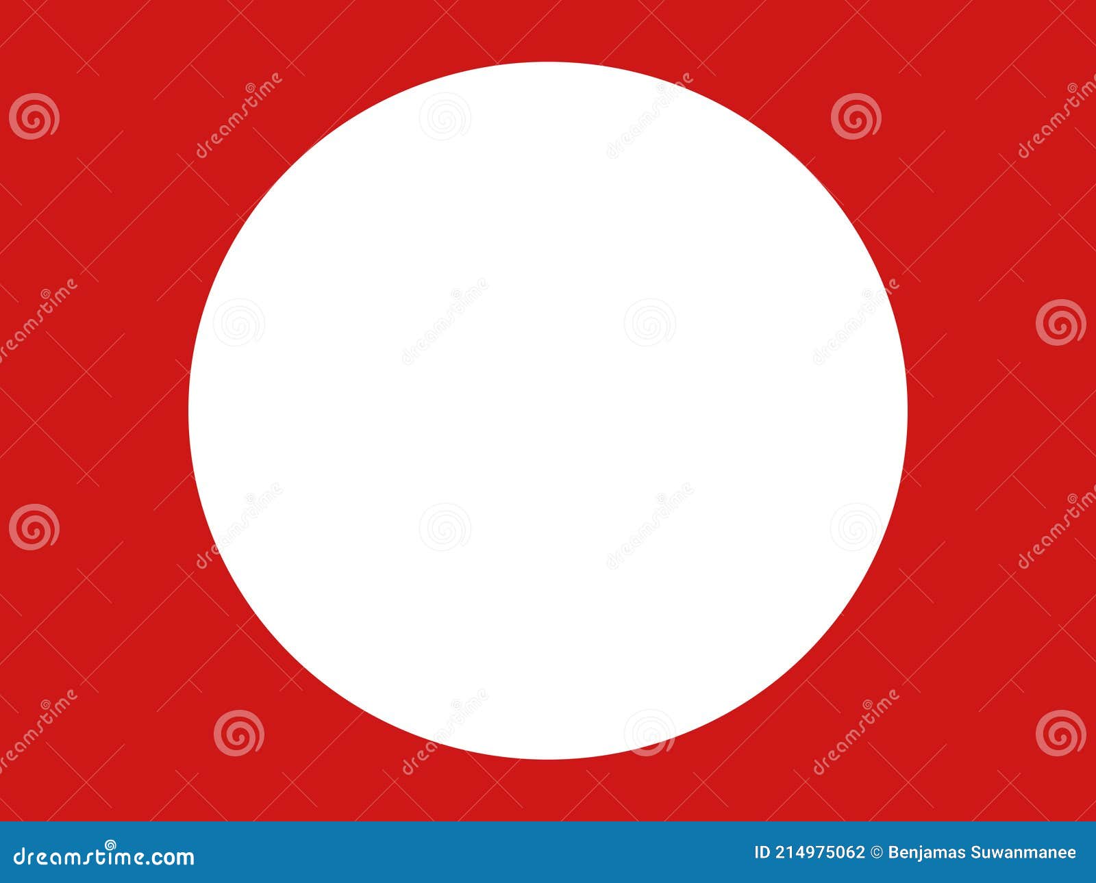 White Circles on Red Background with Copy Space and Designs Stock ...