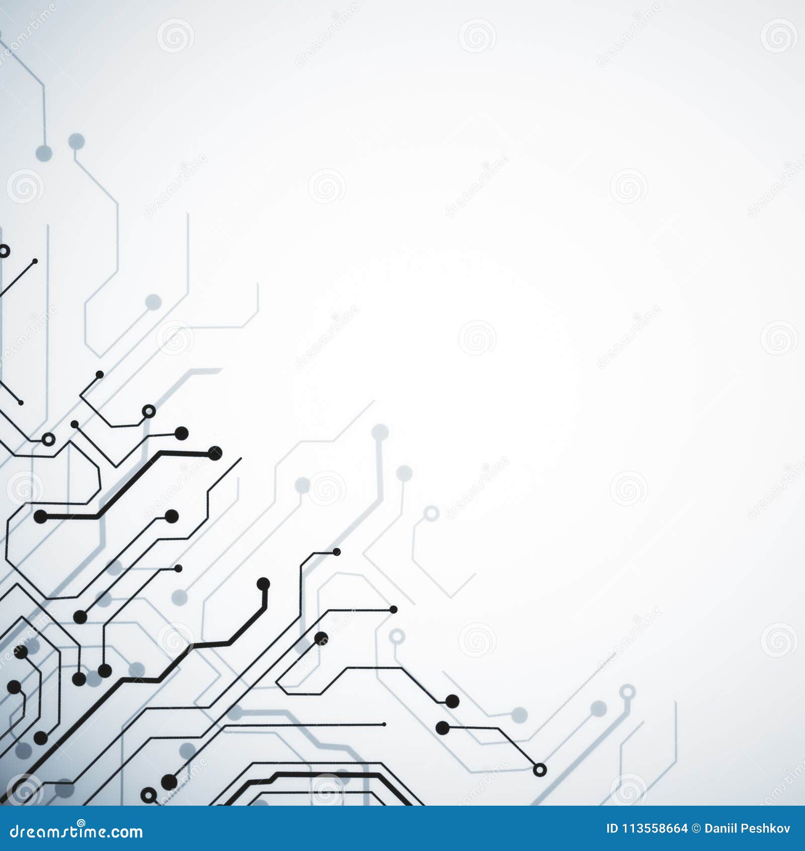 White Circuit Wallpaper Stock Photography | CartoonDealer.com #113558660