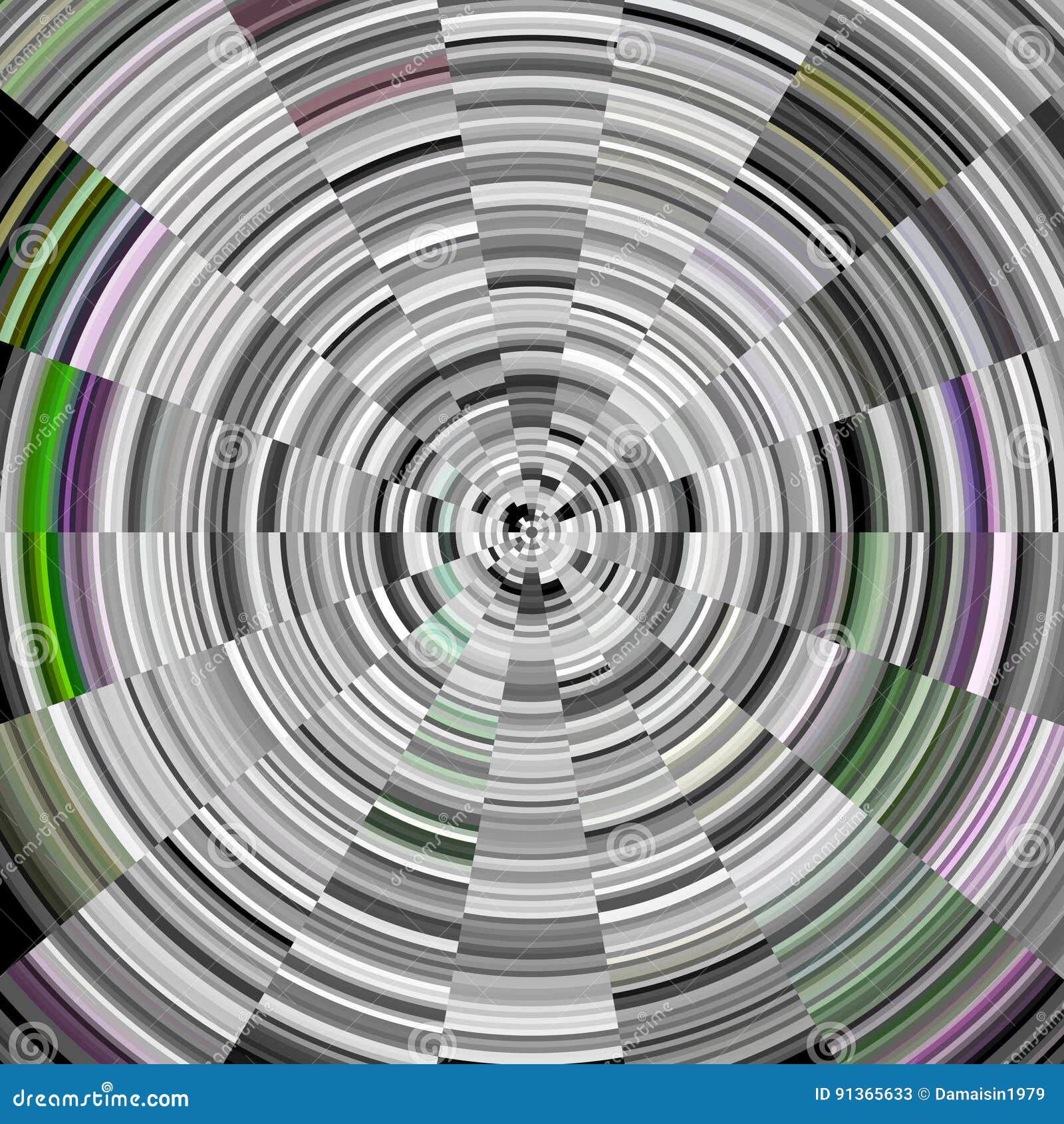 White Circular Background, Abstract Design Stock Illustration ...