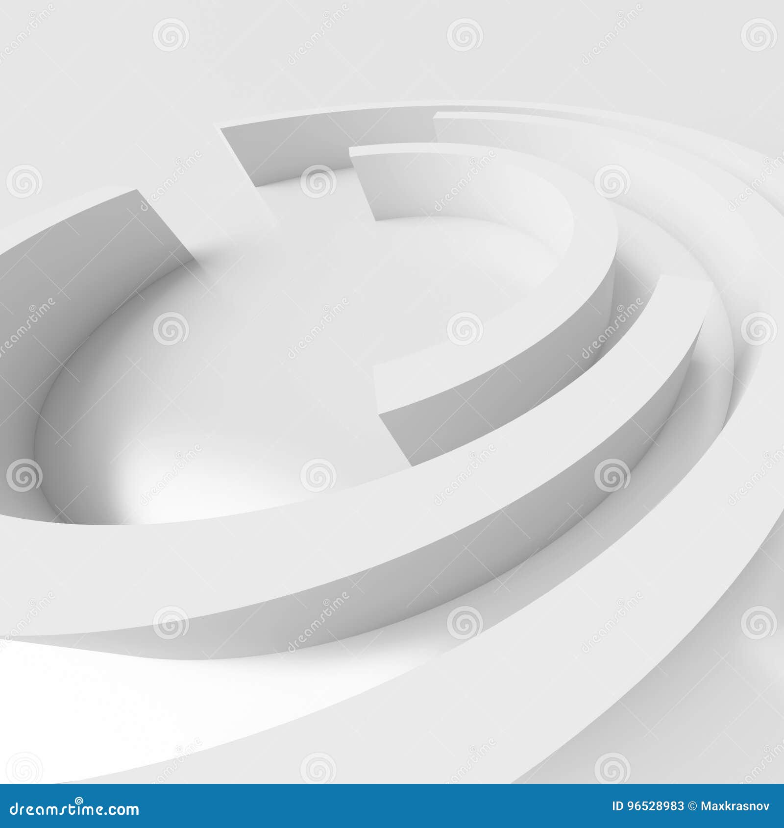 White Circular Design stock illustration. Illustration of construction ...