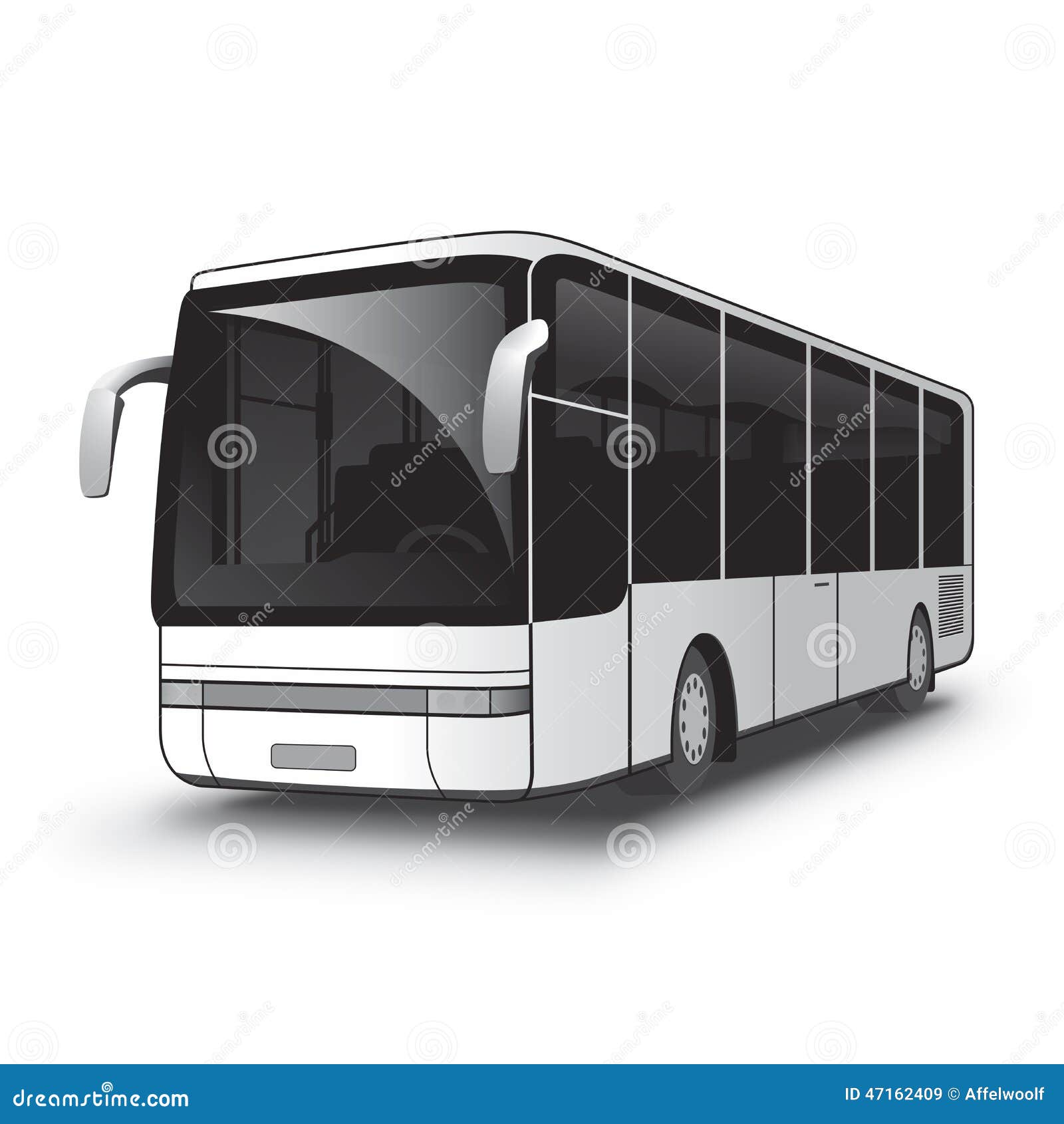 White City Bus stock vector. Illustration of departure - 47162409