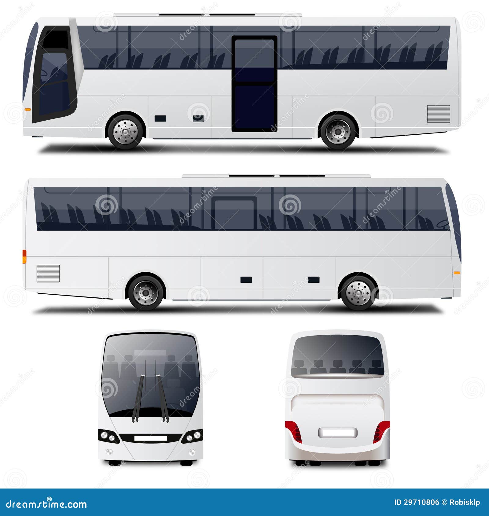 City Bus Vector Illustration | CartoonDealer.com #29710806