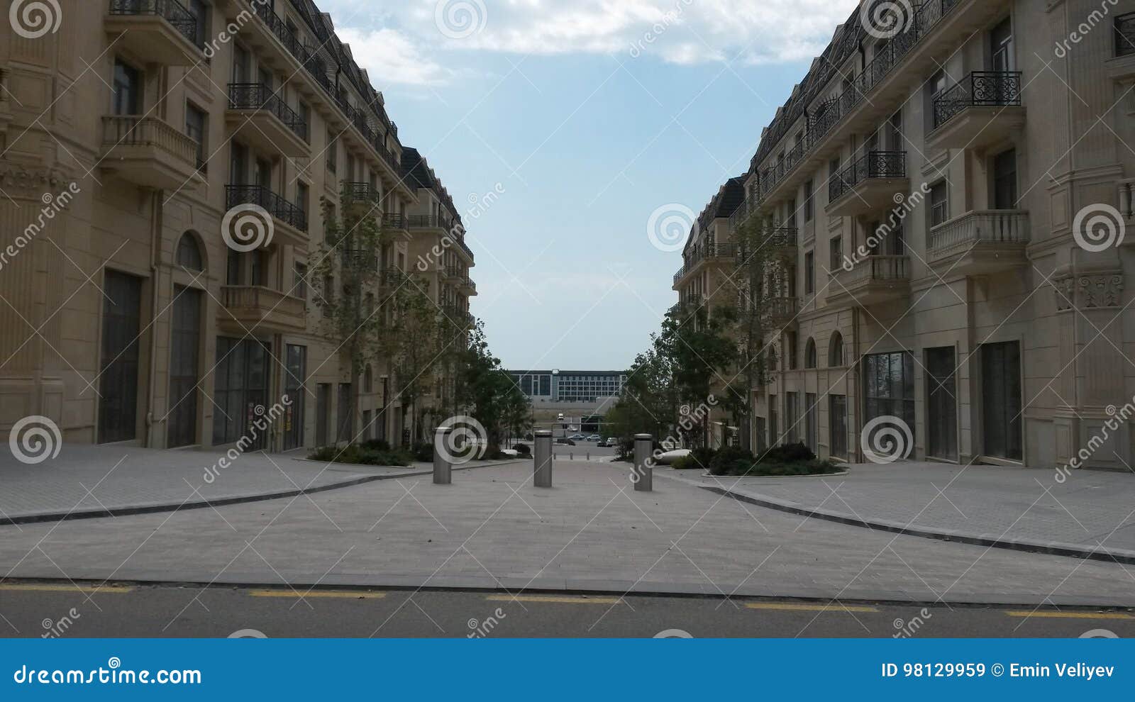 White city street stock image. Image of street, white - 98129959