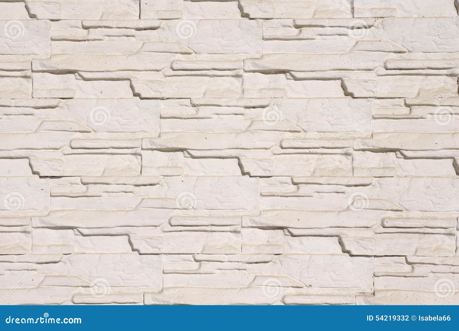 White Cladding Wall Made Of Stoneware With Interlocking Tiles Royalty ...