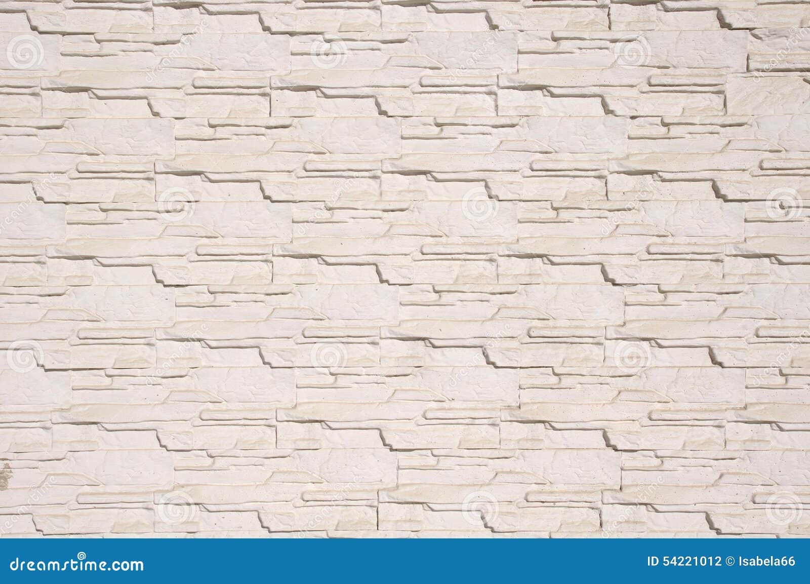 White Cladding Tiles Imitating Stones Stock Photo - Image of facade ...