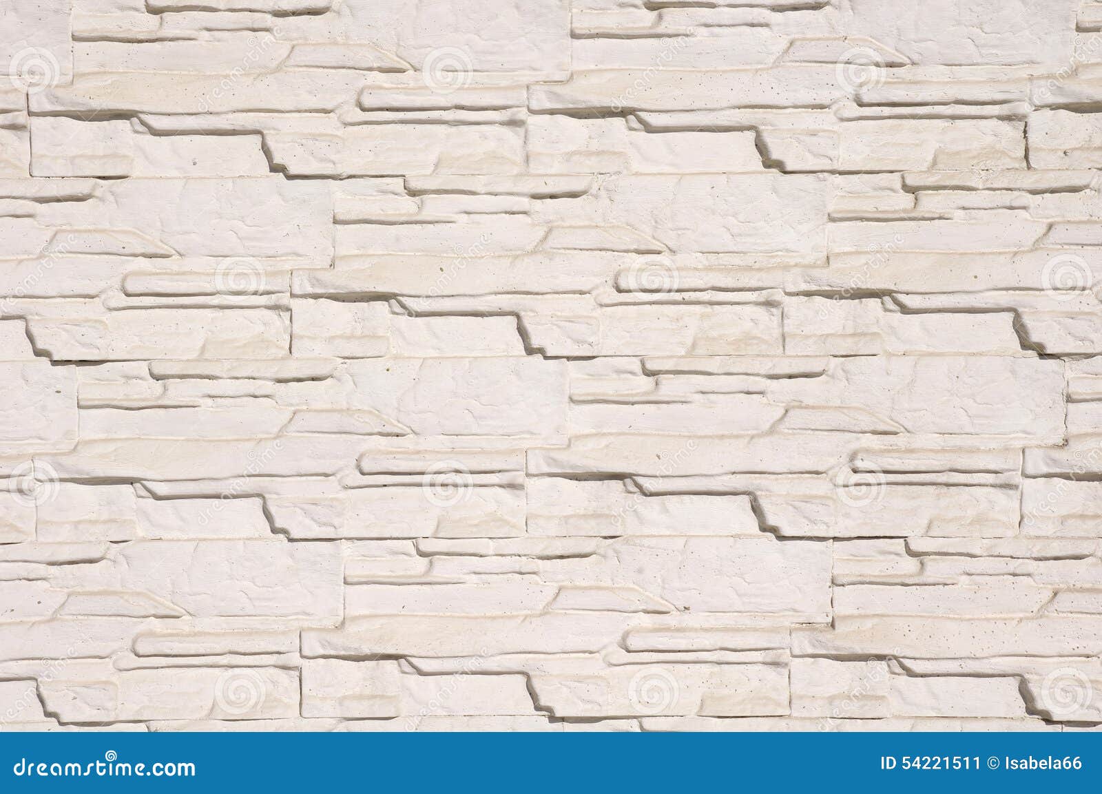 White Cladding Wall Made Of Stoneware With Interlocking Tiles Royalty ...