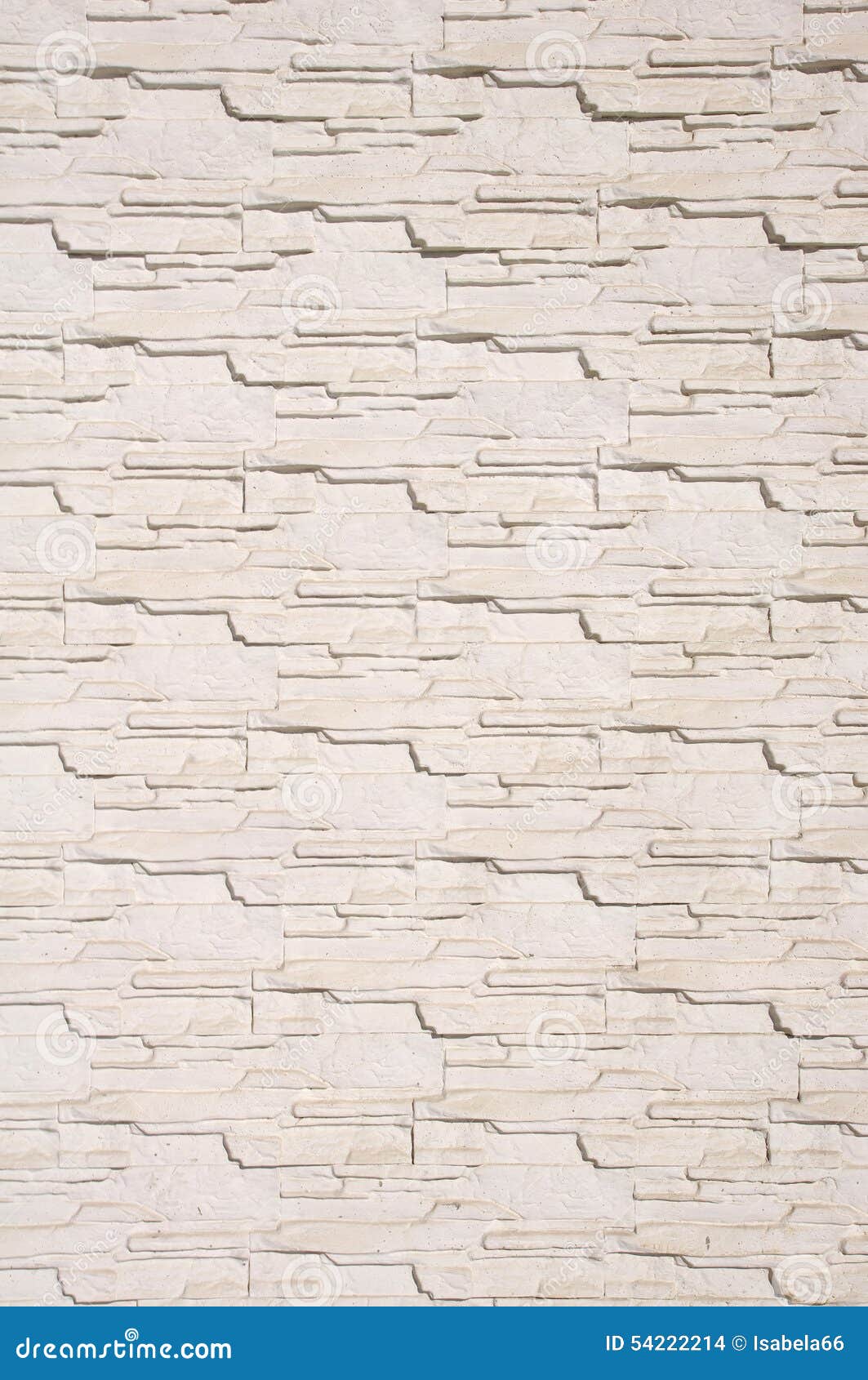 White Cladding Wall Made Of Stoneware With Interlocking Tiles Royalty ...